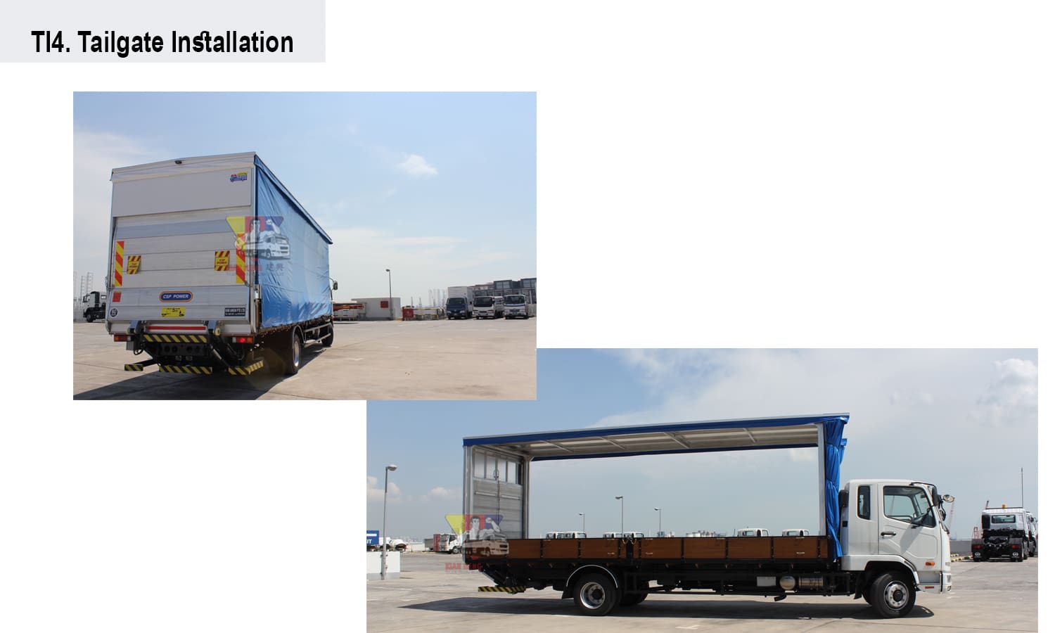 Tailgate Installation - Kian Heng Truck Body Builder Pte Ltd